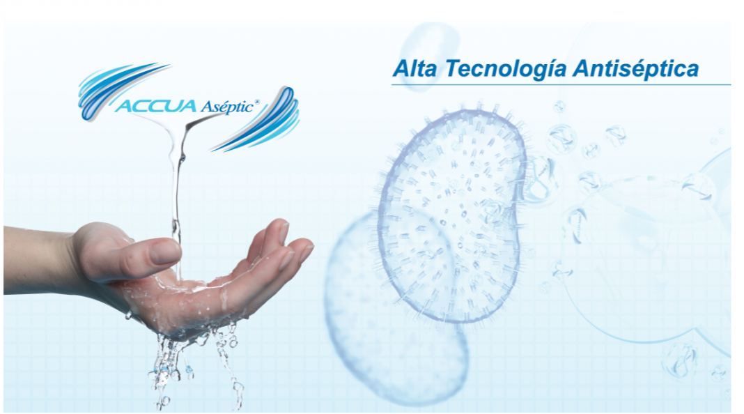 Solución mexicana antiséptica Accua Aséptic mejor que sanitizadores ...