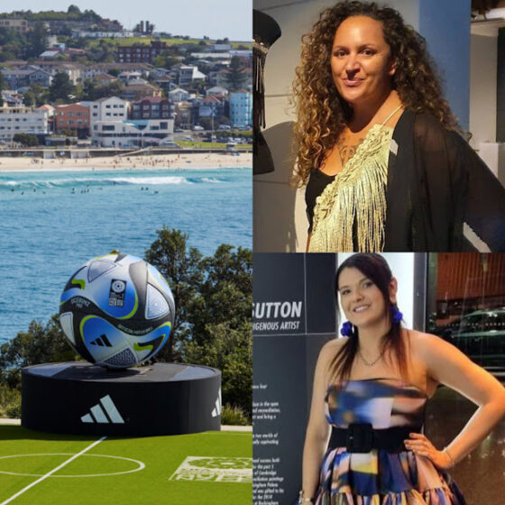 Chern'ee Sutton y Fiona Collis, artistas detrás del balón de la Copa ...
